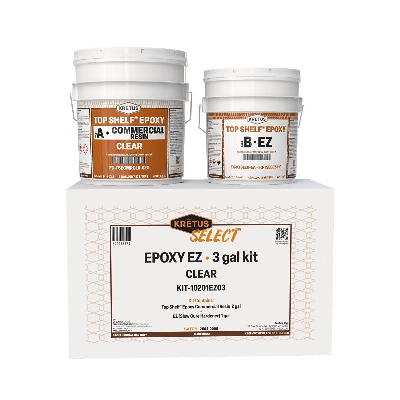 Kretus Select Epoxy - 3 Gallon Kit – Concrete Decor Store
